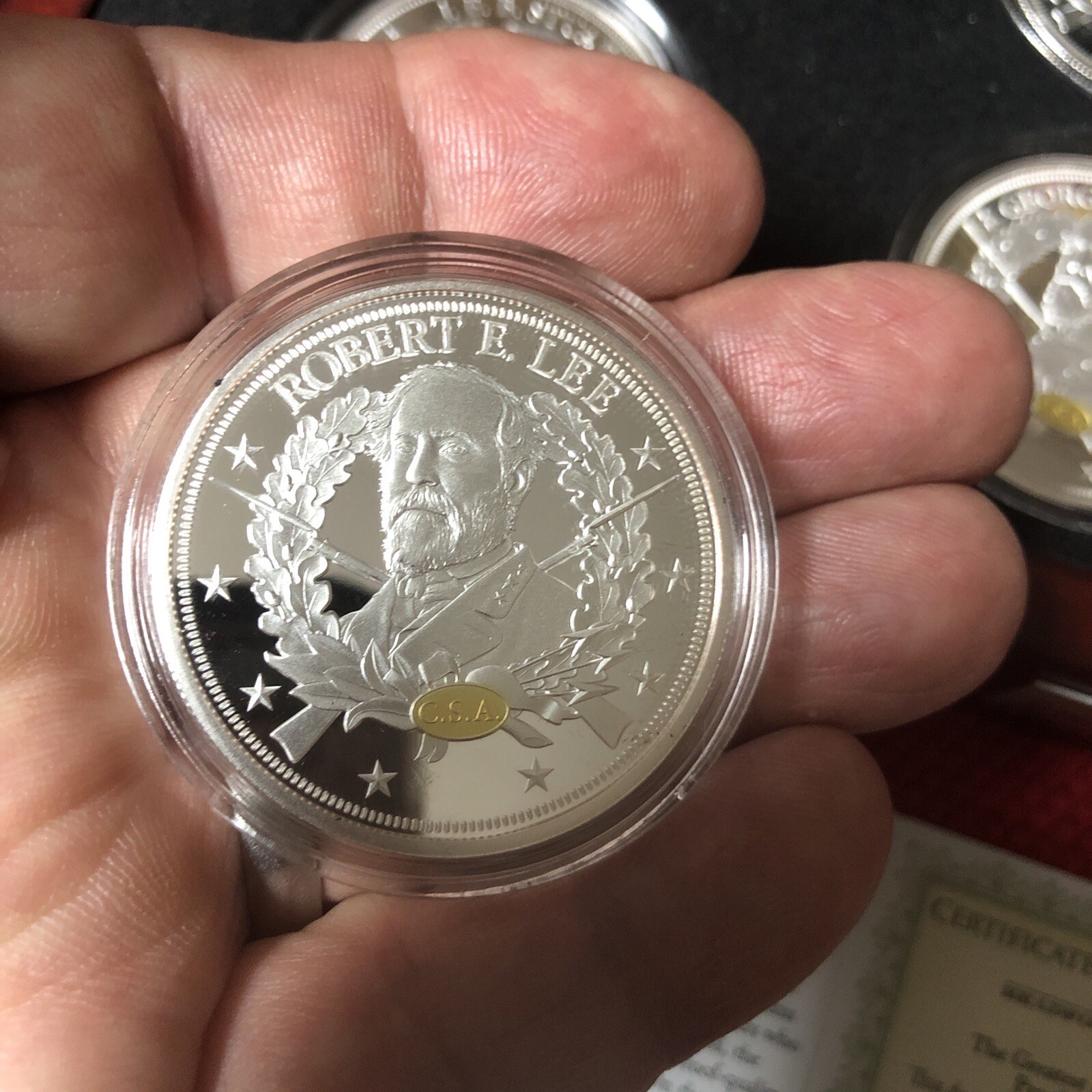 The Greatest Civil War Generals Proof Coin Collection COA 99.9% Silver ...