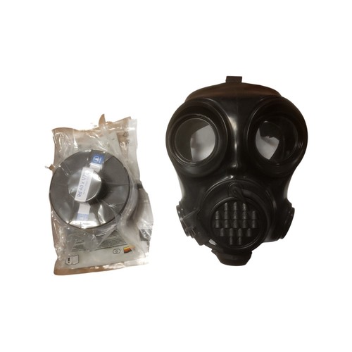Czech Armed Forces OM-90 Adult Gas Mask w/Sealed Mask & Sealed Filter ...