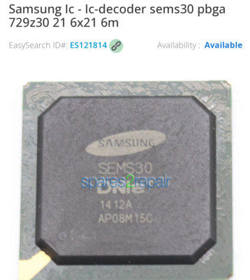 ic decoder Samsung sems30 1204-003421 | eBay