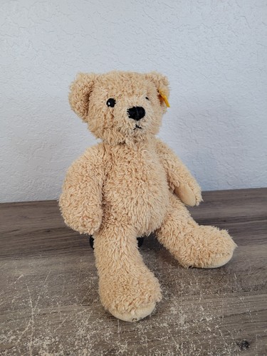 My First Steiff Bear Brown Plush Lovey Sewn Eyes German Stuffed Doll ...