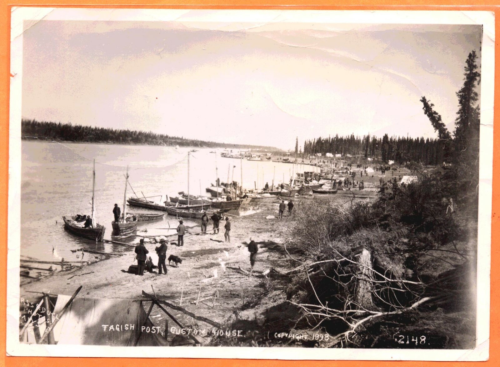 Alaska, Tagish Post Custom House, Old B&W 5x6-3/4" Glossy Photo | eBay