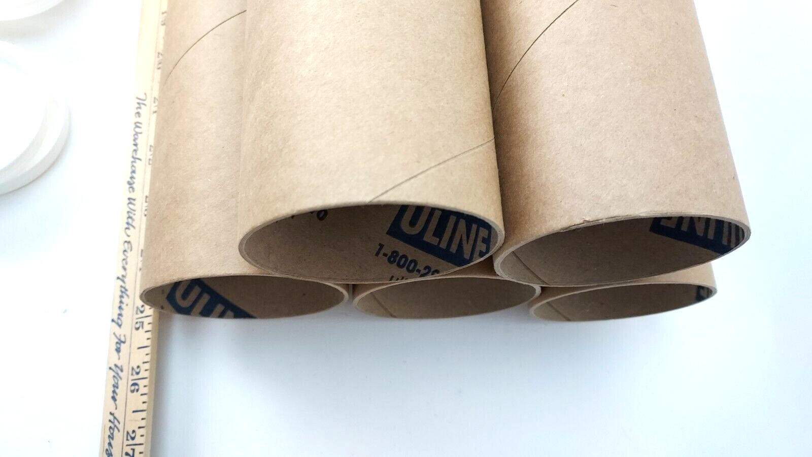 Uline S-2643 Mailing Tubes 3X24" Premium Poster With Plastic End Caps ...
