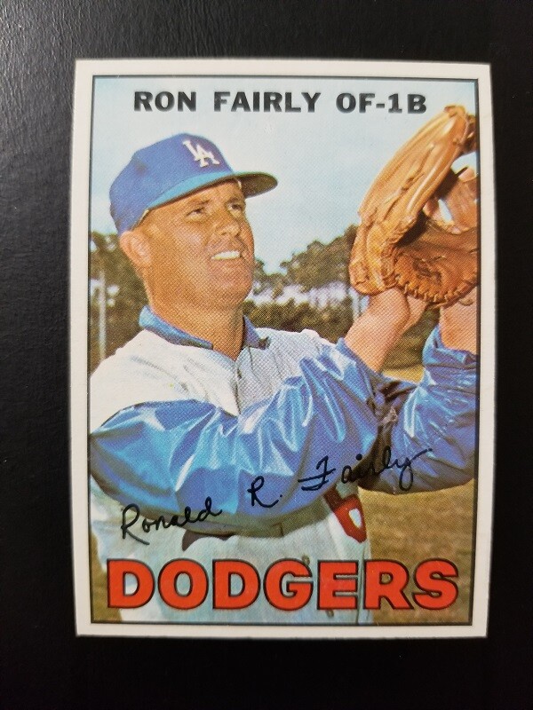 RON FAIRLY 1967 TOPPS BASEBALL CARD # 94 LOS ANGELES DODGERS | eBay