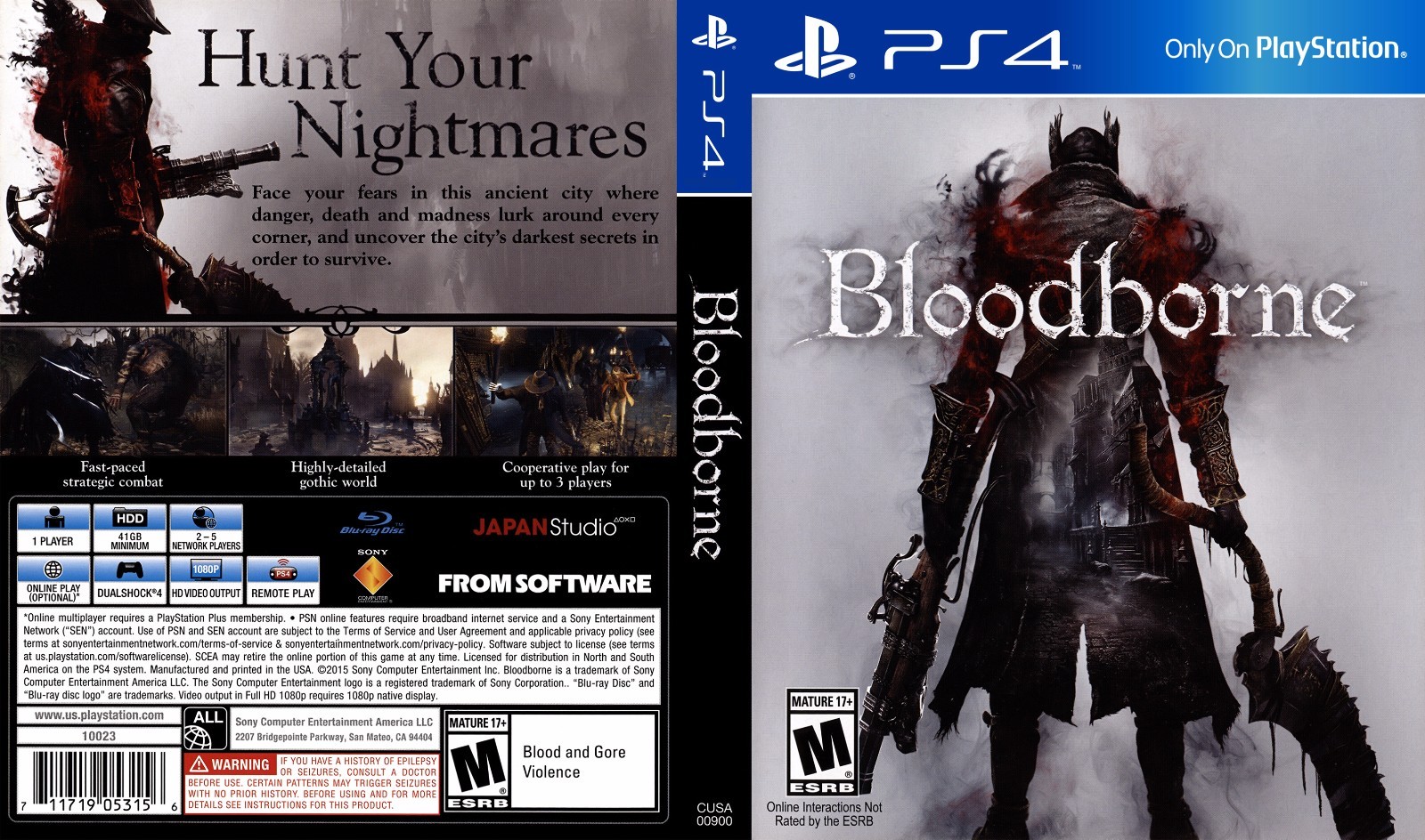 - Bloodborne Replacement Box Art Case Insert Inlay Cover Only | eBay