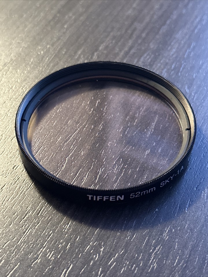Tiffen 52mm SKY 1A Filter With Hard Case! EXCELLENT! 49383209051| eBay