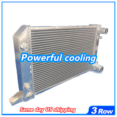 Aluminum Polished Radiator For VW Scirocco Pro Stock Style Drag Racing ...