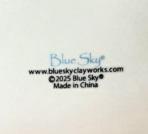 Blue Sky Clayworks Santa Claus Merry Christmas Banner 2025 Heather ...