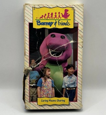 Barney & Friends Caring Means Sharing VHS 1992 Time Life Video Tape VTG ...