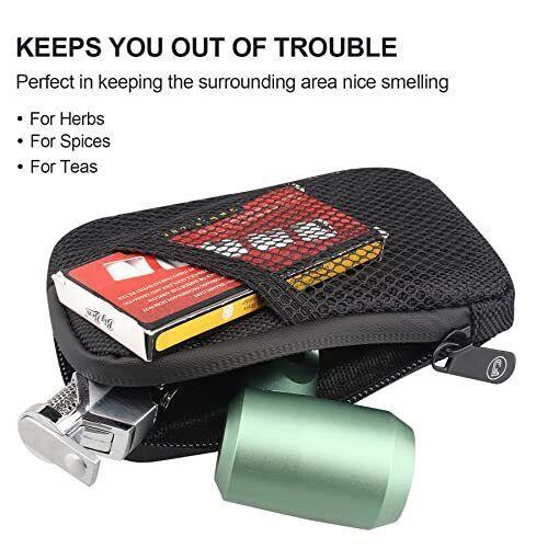 Smell Proof Pouch Bags for Travel Storage Pocket Sized Odor Proof Pouch ...
