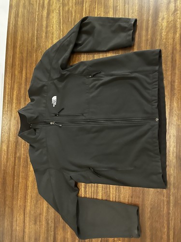 The North Face Mens Large Midweight Shell Jacket Full Zipper Black | eBay