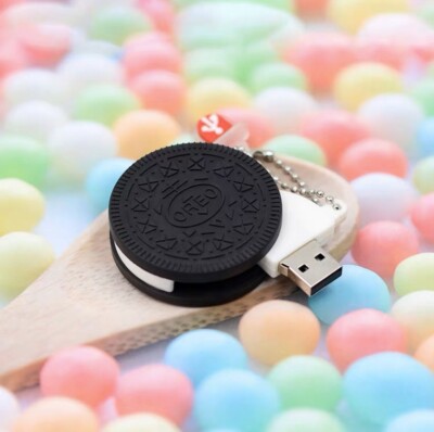 USB 32G Flash Drive Oreo Biscuit Cute Memory Stick Pen Drive Gift Box ...