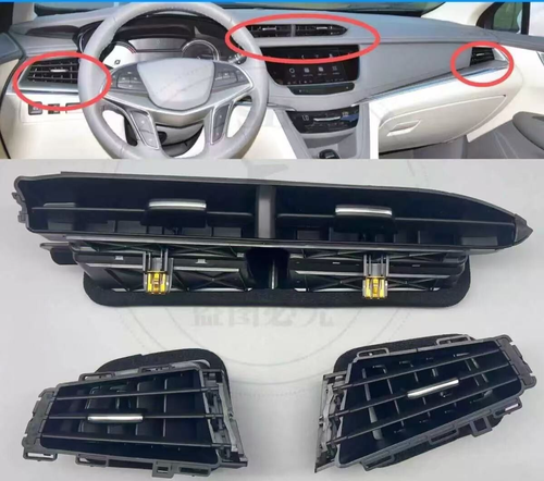 CADILLAC XT5 XT6 DASH CENTER AC AIR VENT GRILLE OUTLET DUCTS SET OEM ...
