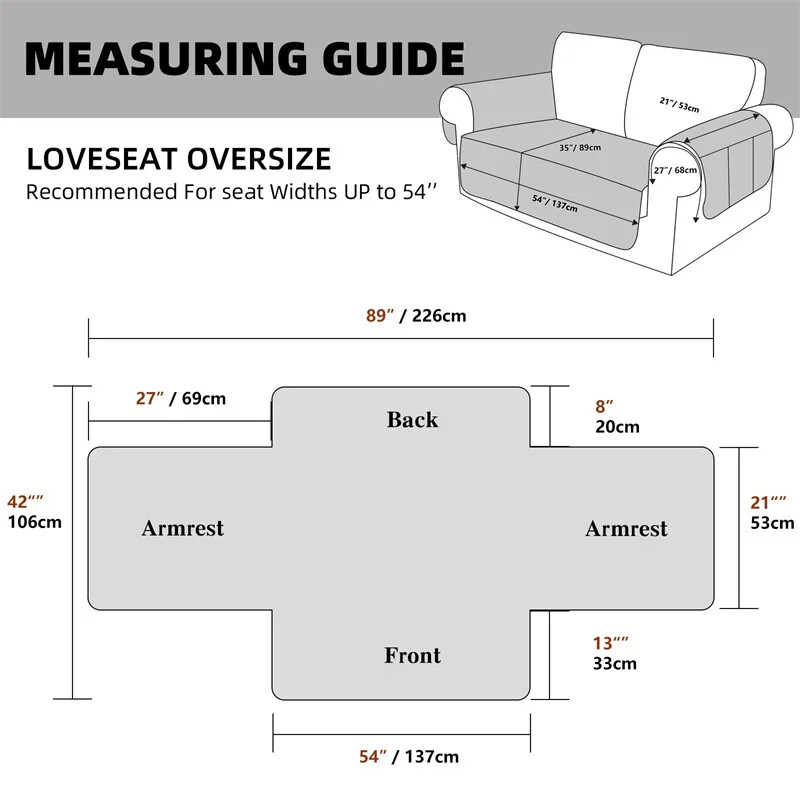 Backless Sofa Cushion Cover Sofa Luxury Dust-proof Sofa Cover with ...