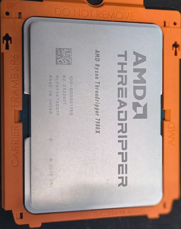 AMD Ryzen Threadripper 7980X 64 core 128 threads 350W 256MB CPU ...