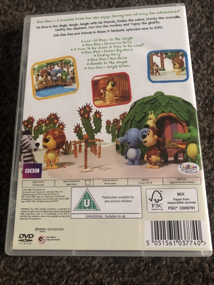 Raa Raa the Noisy Lion: Lots of Raa's in the Jungle DVD (2013) Lorraine ...