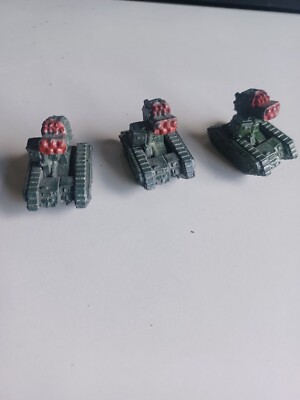 Warhammer Epic 40k Imperial Guard Manticore Tanks x 3 | eBay UK