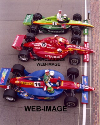 2000 INDY 500 #1 ROW AUTO RACING 8X10 PHOTO GREG RAY-JUAN MONTOYA ...
