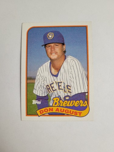 1989 Topps Baseball #696 Don August | eBay