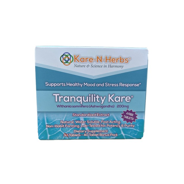 Kare-N-Herbs Tranquility Kare Tablets 40 Count for sale online | eBay