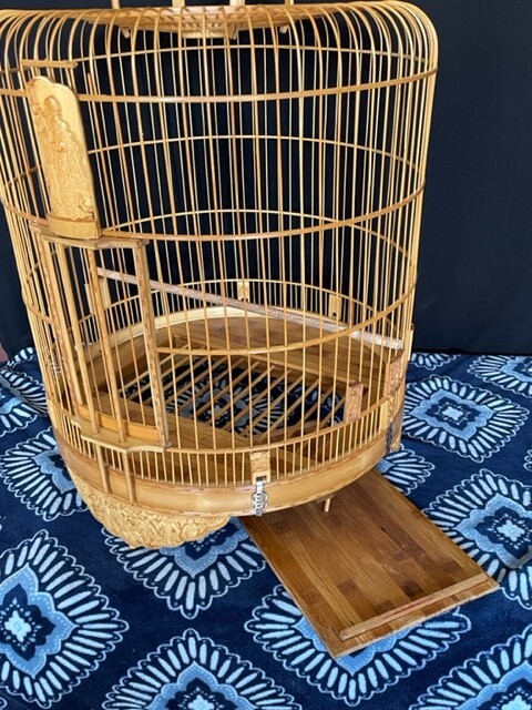 Asian Bamboo Bird Cage LL - 04 | eBay