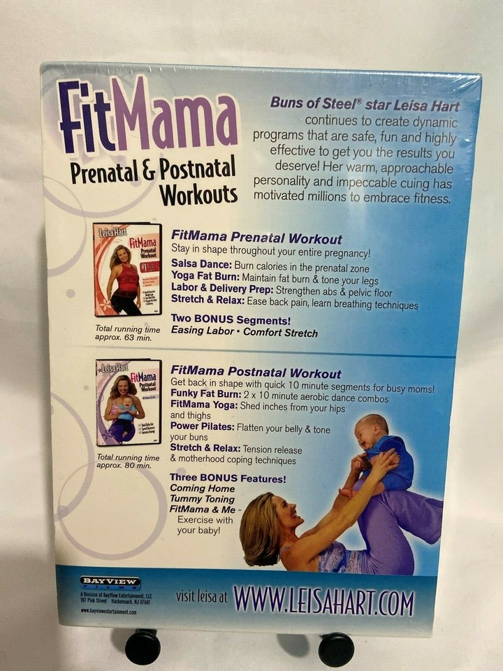 Leisa Hart: Fit Mama Prenatal & Postnatal Pregnancy Workout (New DVD ...