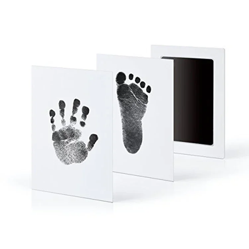 Safe Non-Toxic Baby Footprints Handprint No Touch Skin Inkless Ink Pads ...