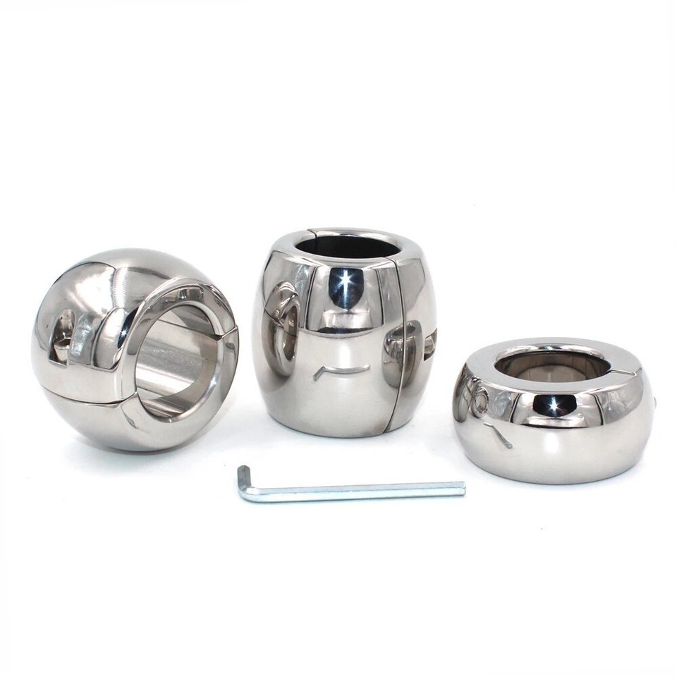 Male Strong Ball Stretcher Magnetic Stainless Steel Weight Heavy ...