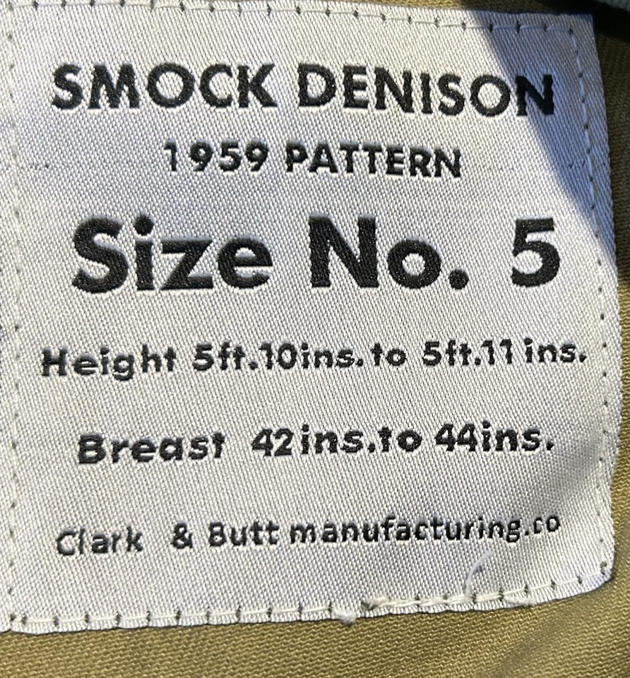 Very Reproduction Post War 1959 Pattern Denison Para Smock Size 5 Lightly Used | eBay UK