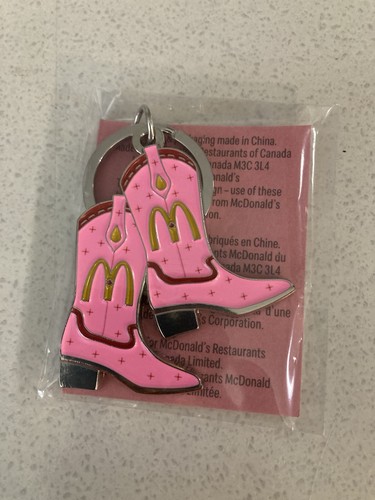 2025 McDonald’s Shania Twain Pink Cowboy Boots Keychain NEW Canada ...