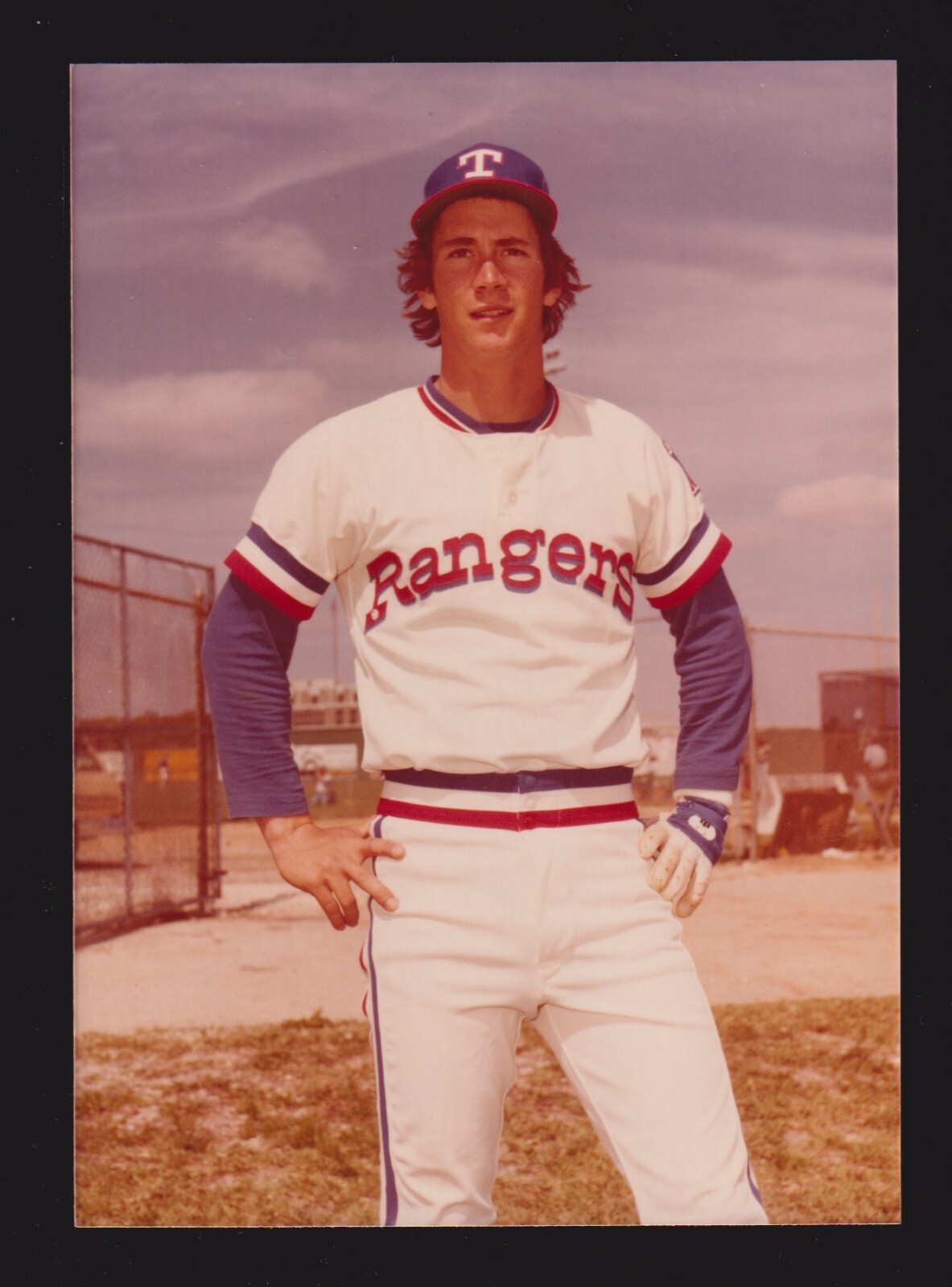 1980 Mike Richardt RANGERS UNSIGNED 3-1/2 x 4-7/8 ORIGINAL SNAPSHOT ...