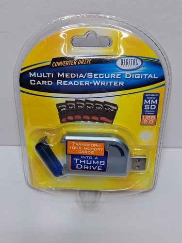 DIGITAL CONCEPTS MULTI MEDIA/SECURE DIGITAL USB 2.0 SDHC&MMSD CARD ...