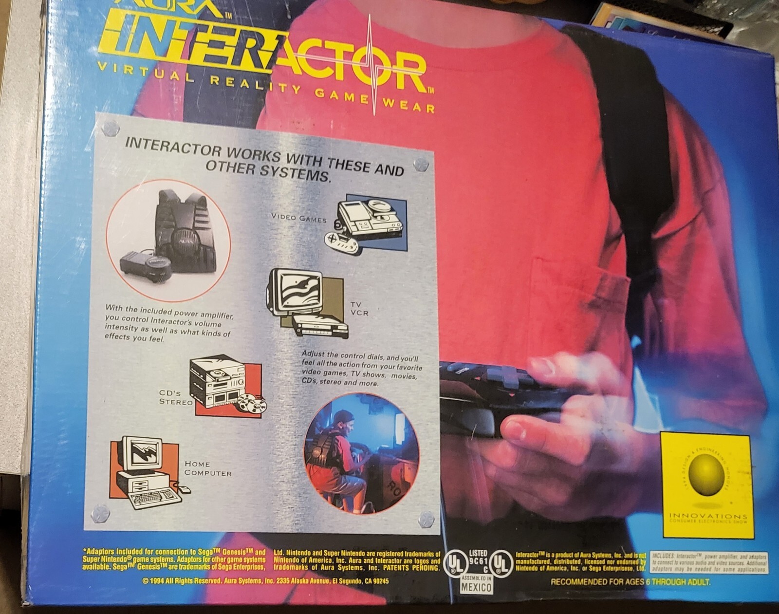 Aura4You Aura Interactor Virtual Reality Game Wear for sale online | eBay