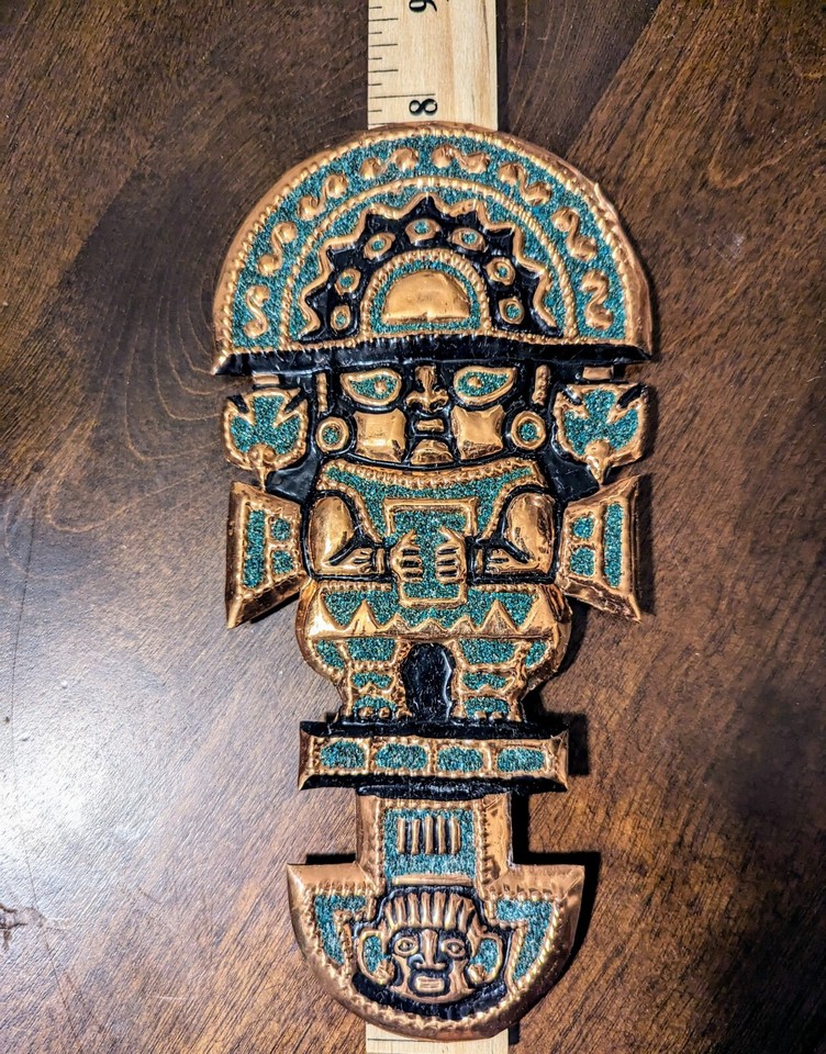 Copper Inca Totem Tumi Wall Decoration 8" | eBay UK