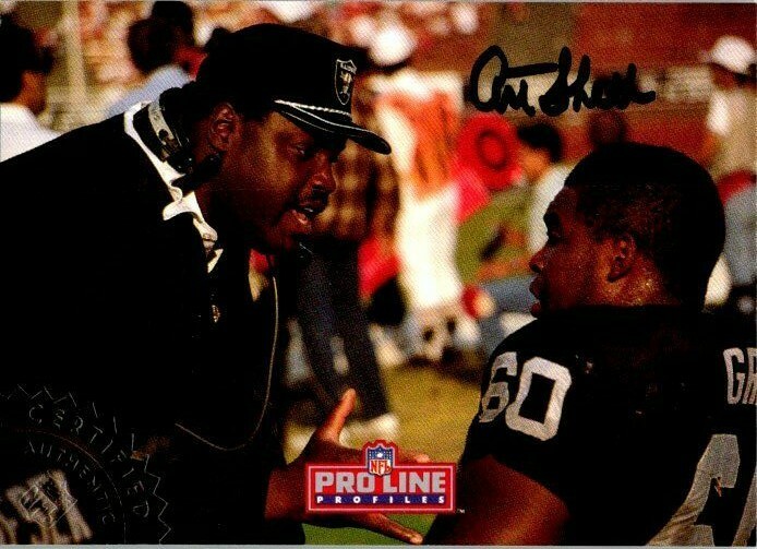 Art Shell Oakland Raiders 1992 Pro Line Portraits Certified Football ...