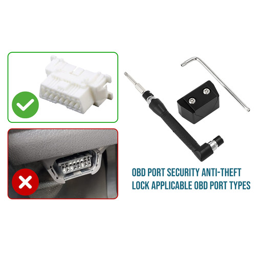 For 1996 UP & Newer Vehicles Block Access to OBD Connector OBD II Port ...