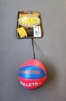 Washington Bullets NBA Scrunch Bean Bag Ball Mini - 90’s Vintage New ...