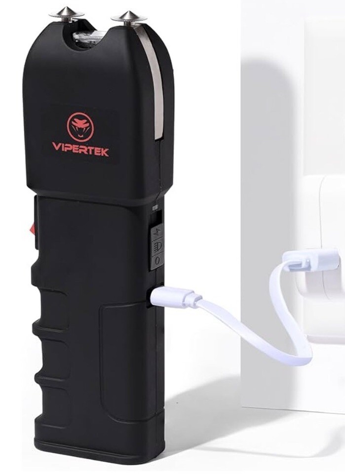 VIPERTEK VTS989 - 700BV Rechargeable Heavy Duty Stun Gun + 2 APE Pepper ...