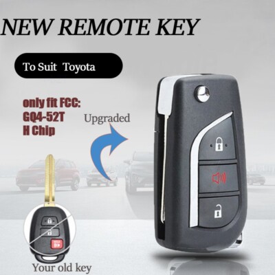 Keyless Entry Remote for 2013-2018 TOYOTA RAV4 , Tacoma Key Fob GQ4-52T ...