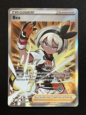 Bea Full Art Trainer TG25/TG30 Pokémon Sword & Shield Astral Radiance ...