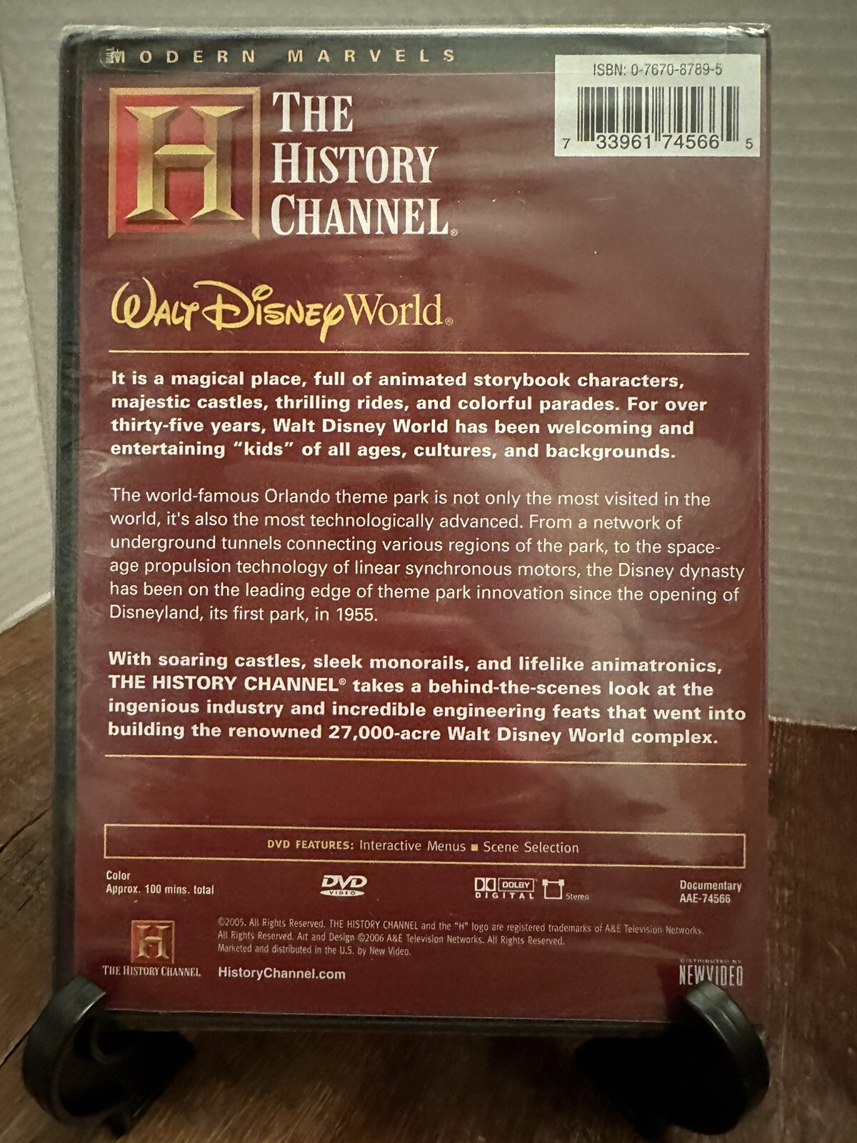 Modern Marvels Walt Disney World History Channel DVD Mickey Mouse ...