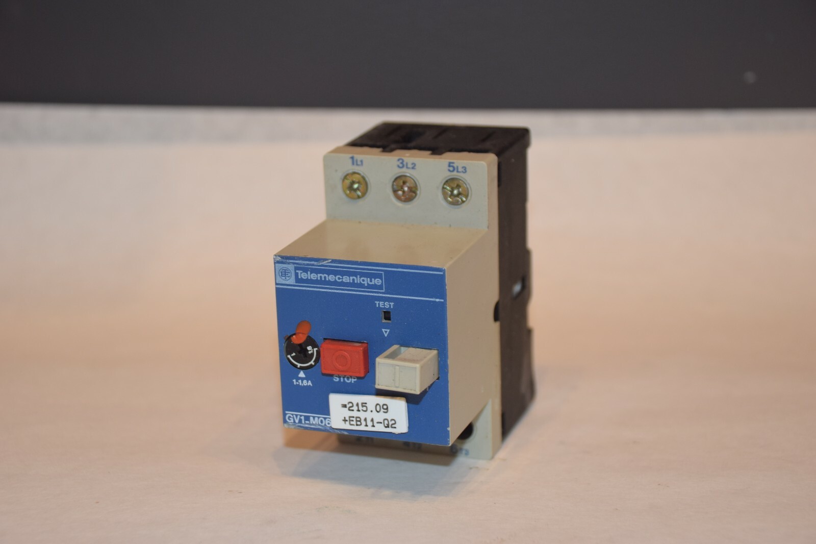 TELEMECANIQUE GV1-M06 GV1M06 1-1.6A 660V 50/60Hz MOTOR CIRCUIT BREAKER ...
