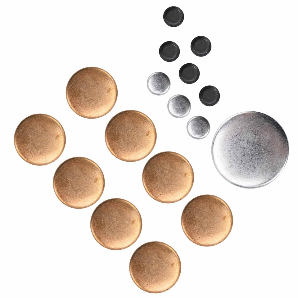 FOR SBC Chevy Brass Freeze Frost Plug Kit Small Block 283 305 327 350 ...