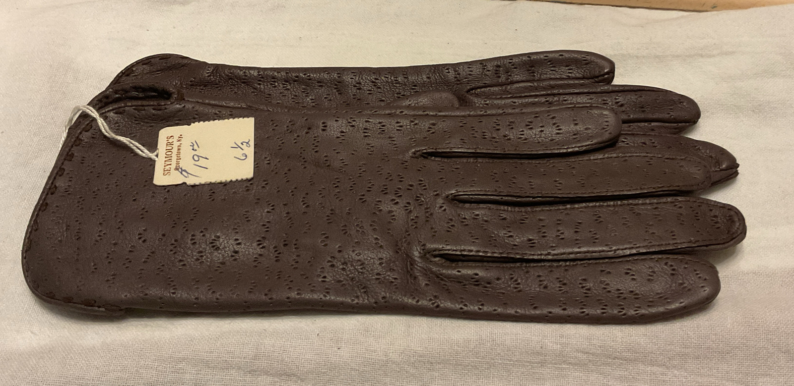 NIP Ladies Vintage Aris Driving Gloves Brown Leather … - Gem