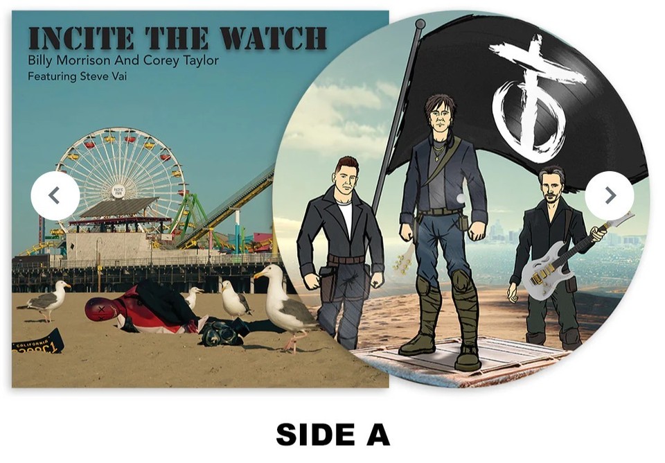 BILLY MORRISON COREY TAYLOR STEVE VAI INCITE THE WATCH Vinyl Picture ...