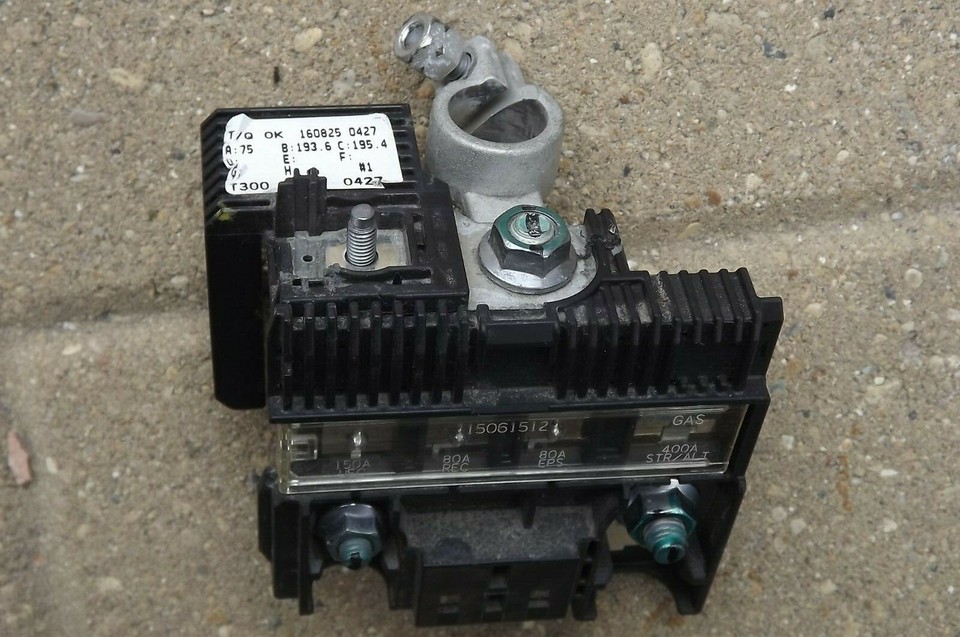 CHEVROLET SONIC TERMINAL CONNECTOR FUSE POSITIVE BATTERY 2013 2015 2016 ...