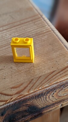 Vintage LEGO Yellow 2x2 Window & Glass 7026 Train Town Hobby sets | eBay UK