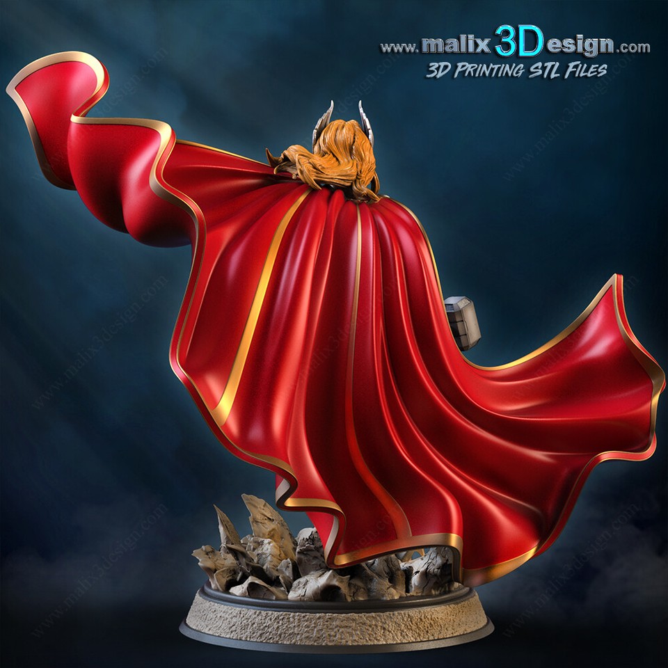 Lady Thor resin scale model kit unpainted 3d print | eBay