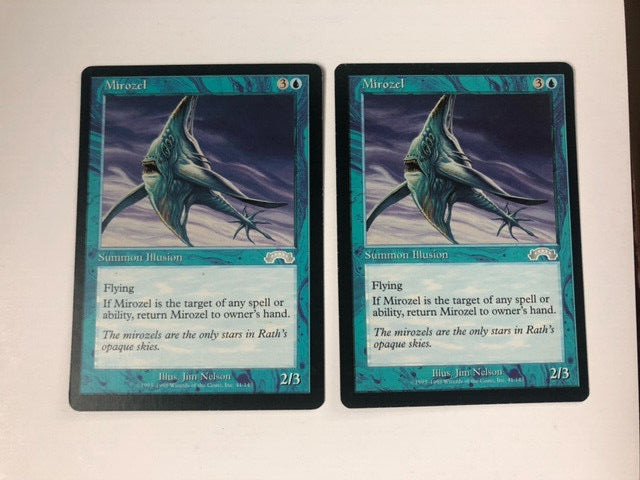 2x Mirozel 1998 Exodus Vintage Magic Cards, FREE SHIPPING | eBay