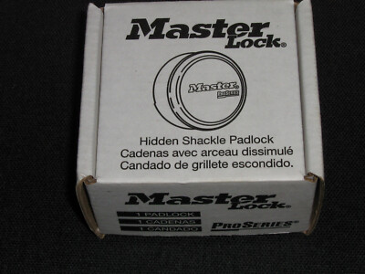 MASTER LOCK 6271KAW700A HIDDEN SHACKLE PADLOCK - NEW | eBay