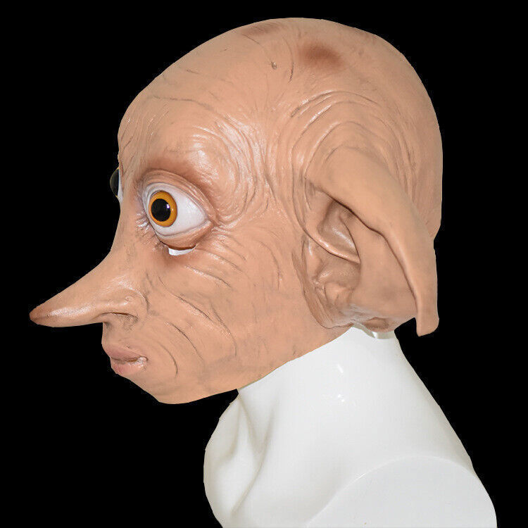 Dobby Voldemort Mask Full Head Latex Mask Cosplay Costume Props Party ...